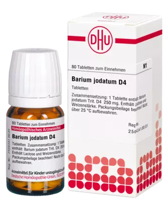 BARIUM JODATUM D 4 Tabletten 80 St Tabletten | 01760049