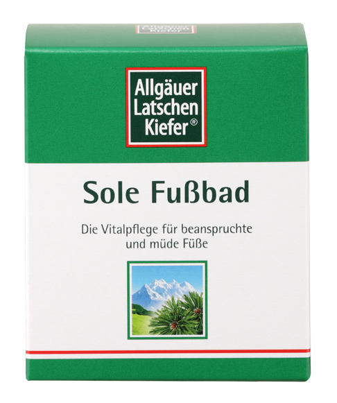 Allgäuer Latschen Kiefer Sole Fußbad 10X10 g Bad | 01986492