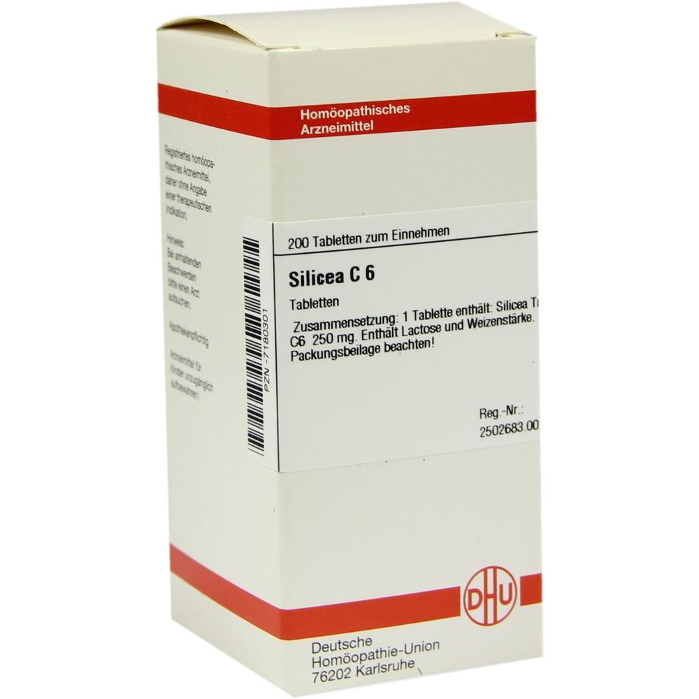SILICEA C 6 Tabletten 200 St Tabletten | 07180301