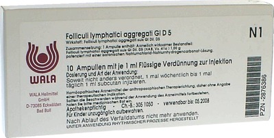 Folliculi lymphatici aggregati Gl D5 Ampullen 10X1 ml Ampullen | 02876386